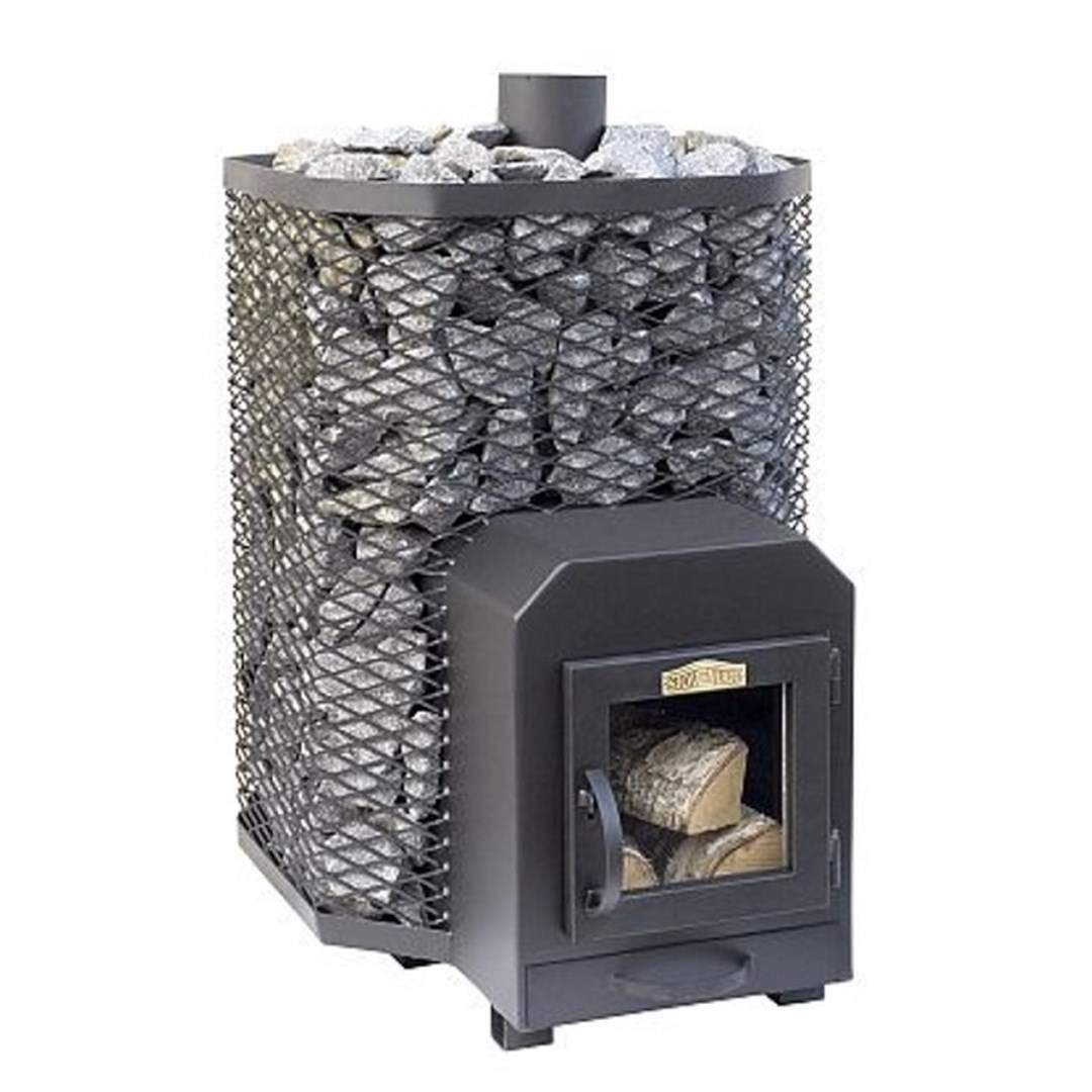 Saunaahi Stoveman 24 LS - läbi seina köetav klaasist uksega - PATMAR